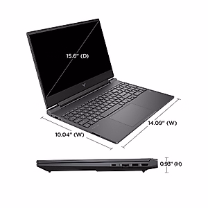 HP Victus 15 Gaming Laptop, 15.6" FHD 144Hz Screen, AMD Ryzen 5 7535HS, 16GB DDR5 RAM, 1TB PCIe M.2 SSD, NVIDIA GeForce RTX 2050, HDMI, Webcam, Backlit KB, Wi-Fi 6, Windows 11 Home