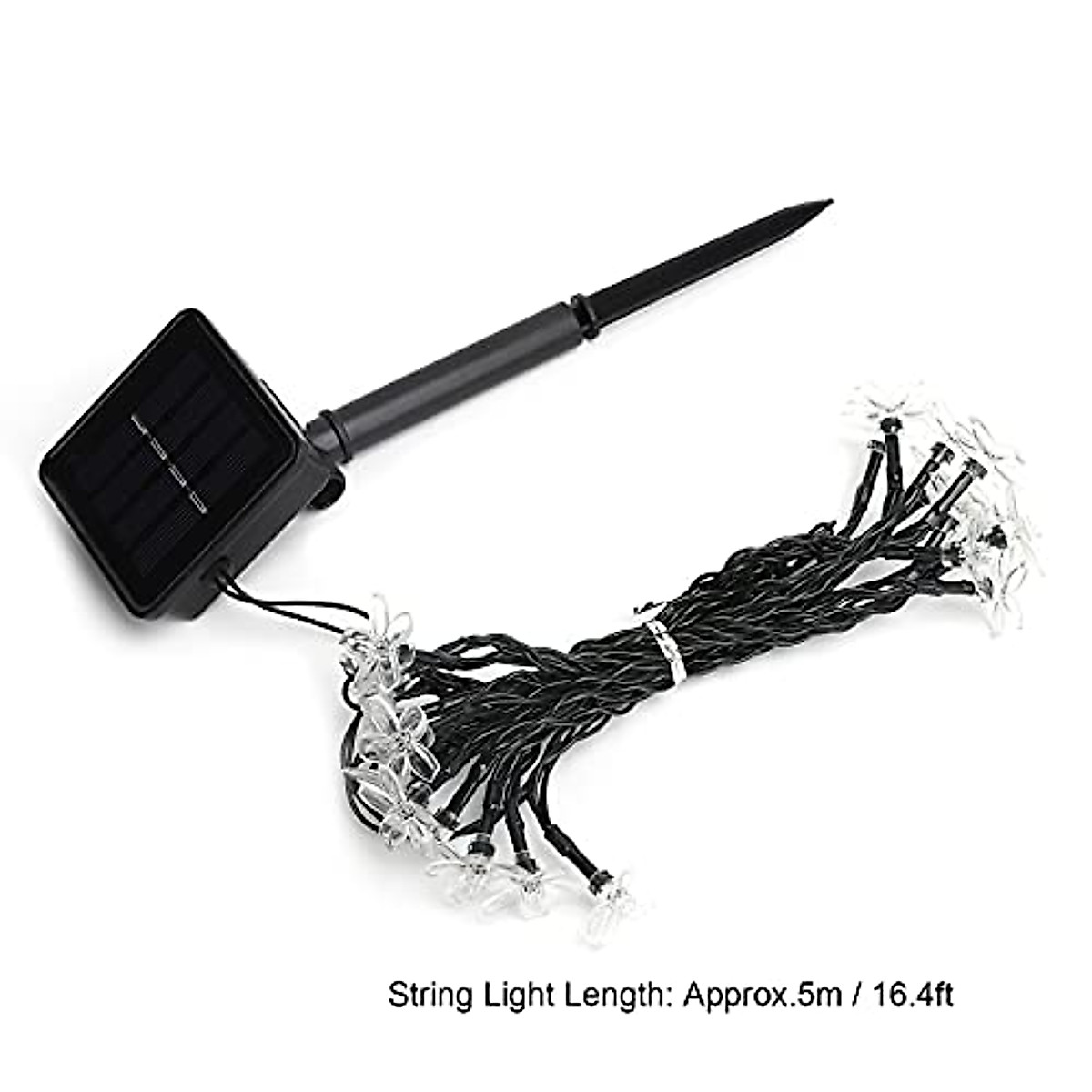 01 Festive Light, Party Decor Light Tree Light Solar Fairy Lights Solar Decorative Light Solar String Lights for Home Courtyard, Garden, Yard, Lawn, Terrace