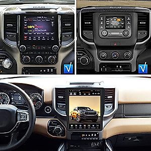LINKSWELL GEN IV 12.1 Inch Radio Replacement for RAM 2019 2020 2021 Trucks New Body Style 1500/2500/3500 Android 8.1 T-Style Car Stereo Touch Screen Head Unit Multimedia Bluetooth GPS Navigation