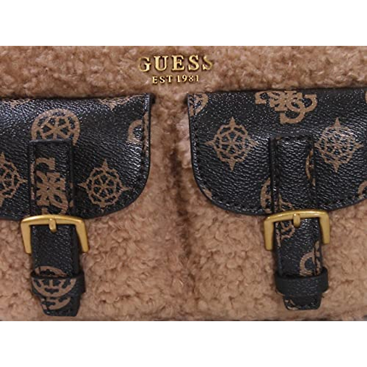 GUESS No Limit Crossbody Sling, Mocha Multi