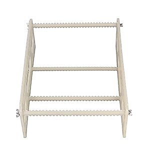 YYQTGG Record Holder,Record Drying Rack, Bending Resistant ABS Plastic Large Capacity Record Holder Storage Stand Fast Assembly Record Player Holder for Household Use