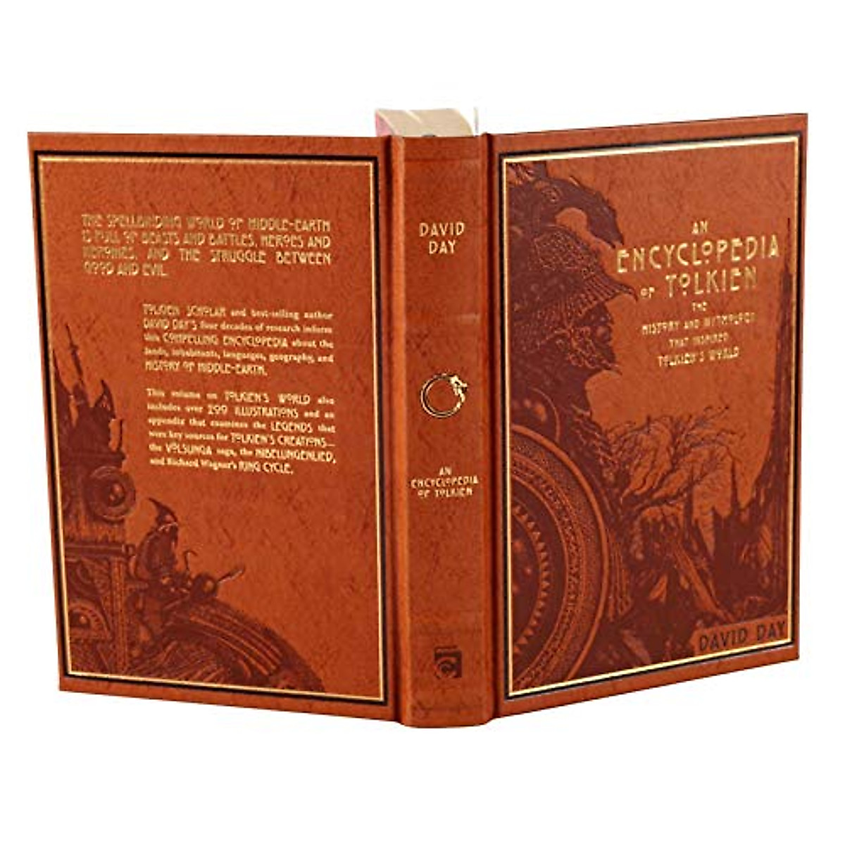 An Encyclopedia of Tolkien: The History and Mythology That Inspired Tolkien's World (Leather-bound Classics)