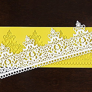 Global Sugar Art Regal Crown Lace Silicone Lace Mat by Chef Alan Tetreault