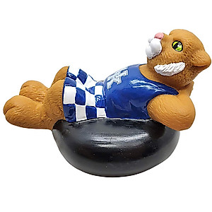Rubber Tubbers Kentucky Wildcats (The Wildcat) Collegiate Bathtub Toys - Officially Licensed NCAA Team Mascots, Authentic Sports Memorabilia, Novelty Rubber Ducks (University of Kentucky)