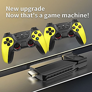 20000+ Games, Wireless Retro Game Console, Handheld Console, Plug and Play Video Game Stick, 9 emulators, 4K HDMI Output, Dual 2.4G Wireless Controllers