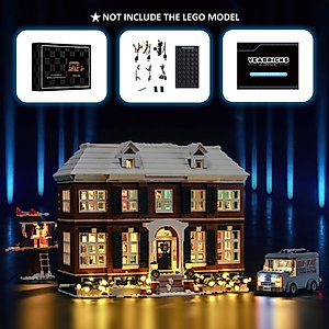 YEABRICKS LED Light for -21330 Ideas Home Alone Building Blocks Model (Building Set NOT Included)