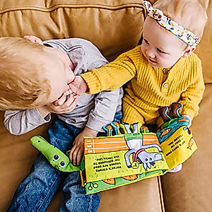 Melissa & Doug Soft Activity Baby Book - Whose Feet?, 2000+ toys - 1 EA, Multi color