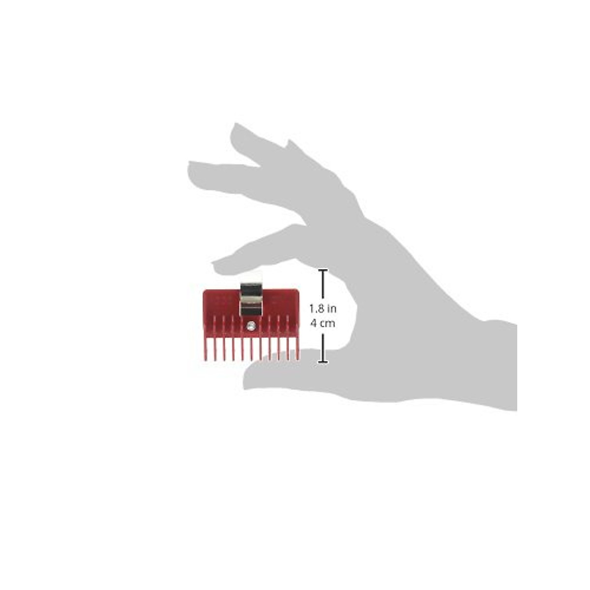 Universal Clipper Red Comb Attachment 1/32" No #000 Speed O Guide Barber Salon