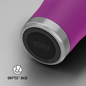 THERMOS ICON SERIES Stainless Steel Cold Tumbler with Slide Lock, 24 Ounce, Plum