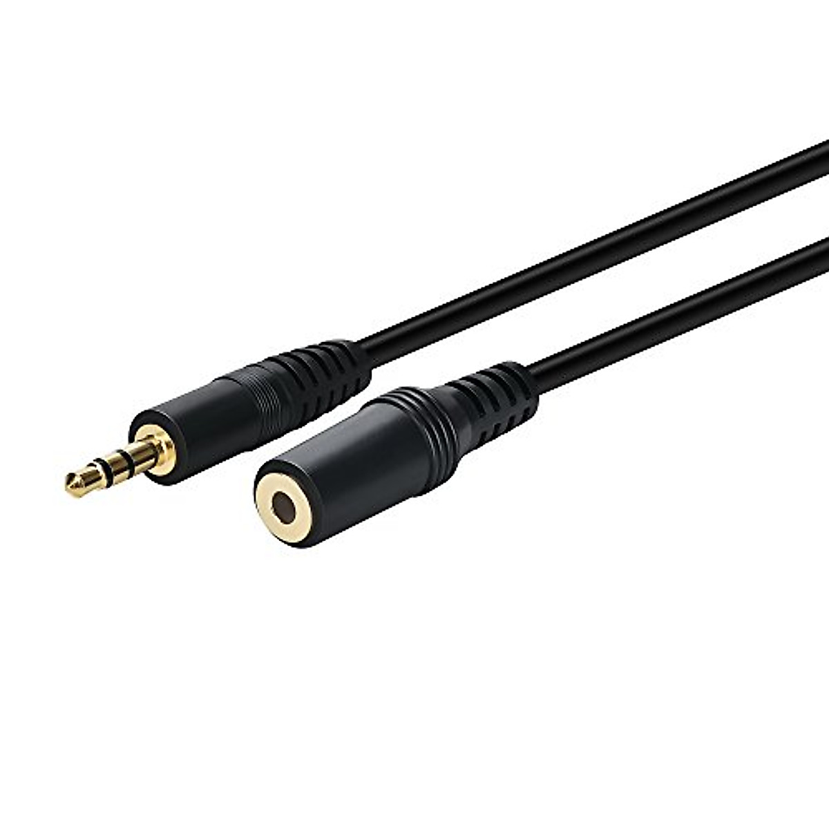 PASOW 3.5mm Stereo Male to Female Extension Audio Cable Cord (30 Feet)