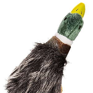 Grriggles Squawk Flock Dog Toys, 12" Mallard