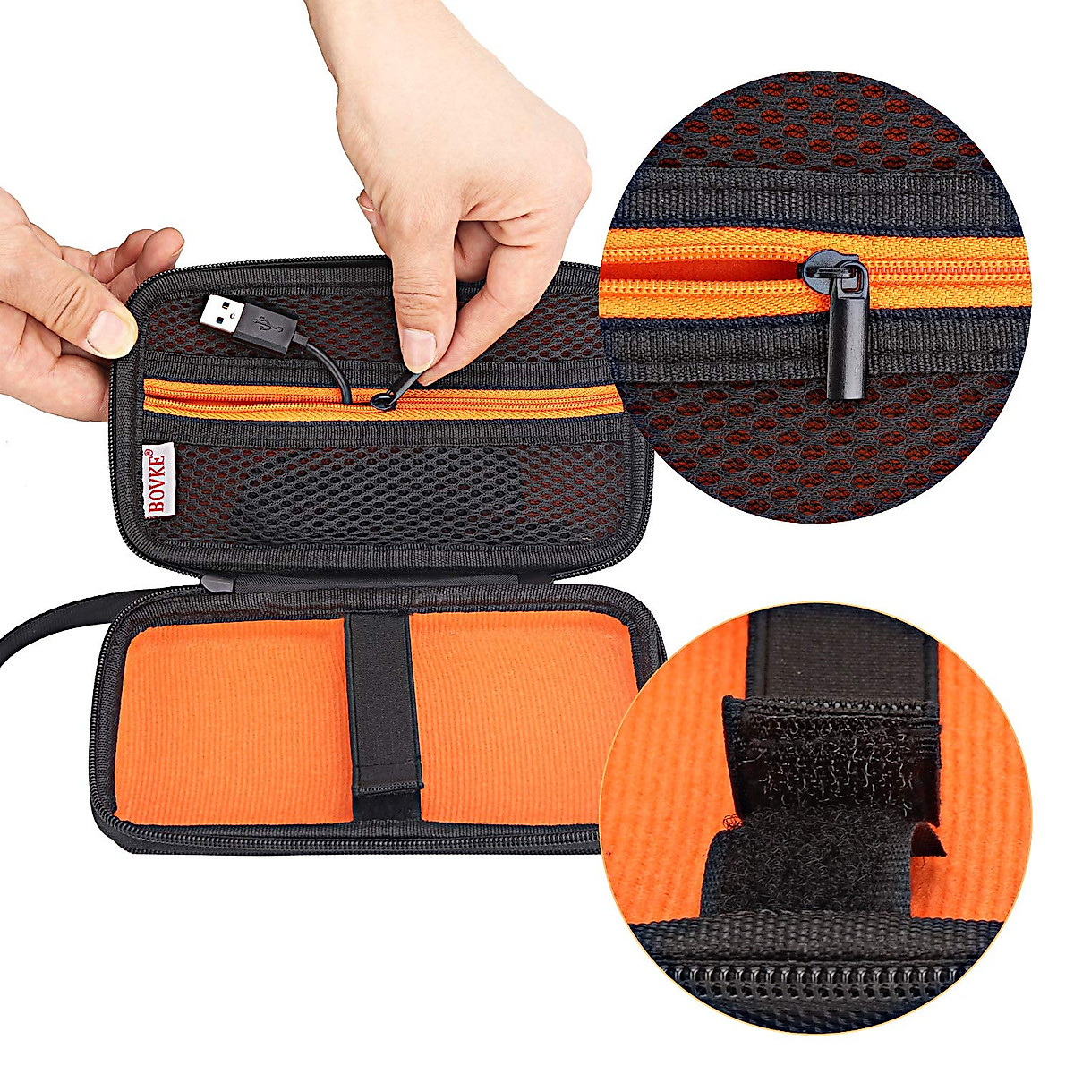 BOVKE Scientific Calculator Carrying Case Replacement for Texas Instruments TI-30X IIS 2-Line Scientific BA II Plus Financial Calculator, Black