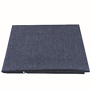 4.9 oz Denim Fabric,DIY for Sewing Crafting 60" by The Yard Dark Indigo Rose Flavor