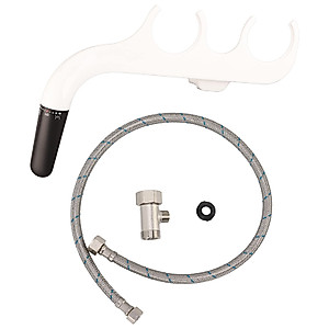 Bidet Attachment for Toilet,7/8 Copper Ultra Slim Tee Non Electric Dual Nozzle Water Spray Bidet,Bidet Toilet Attachment for Sanitary and Feminine Wash