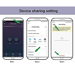 2 Channel WiFi Momentary Inching Relay Self-Locking Switch Module Smart Life/Tuya APP Control WiFi Relay Module for Garage Door Opener, DC 7-32V WiFi Relay Switch Compatible with Alexa Goolge Home