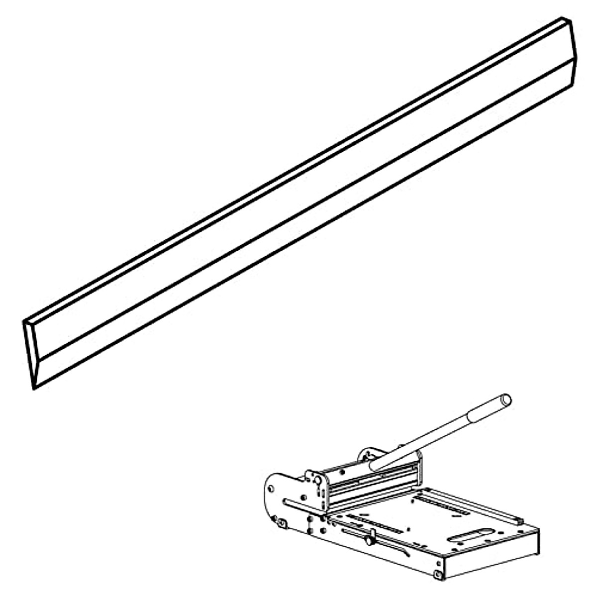 9" Replacement Blade-LVP230B, For 9" Vinyl Plank Cutter LVP-230.