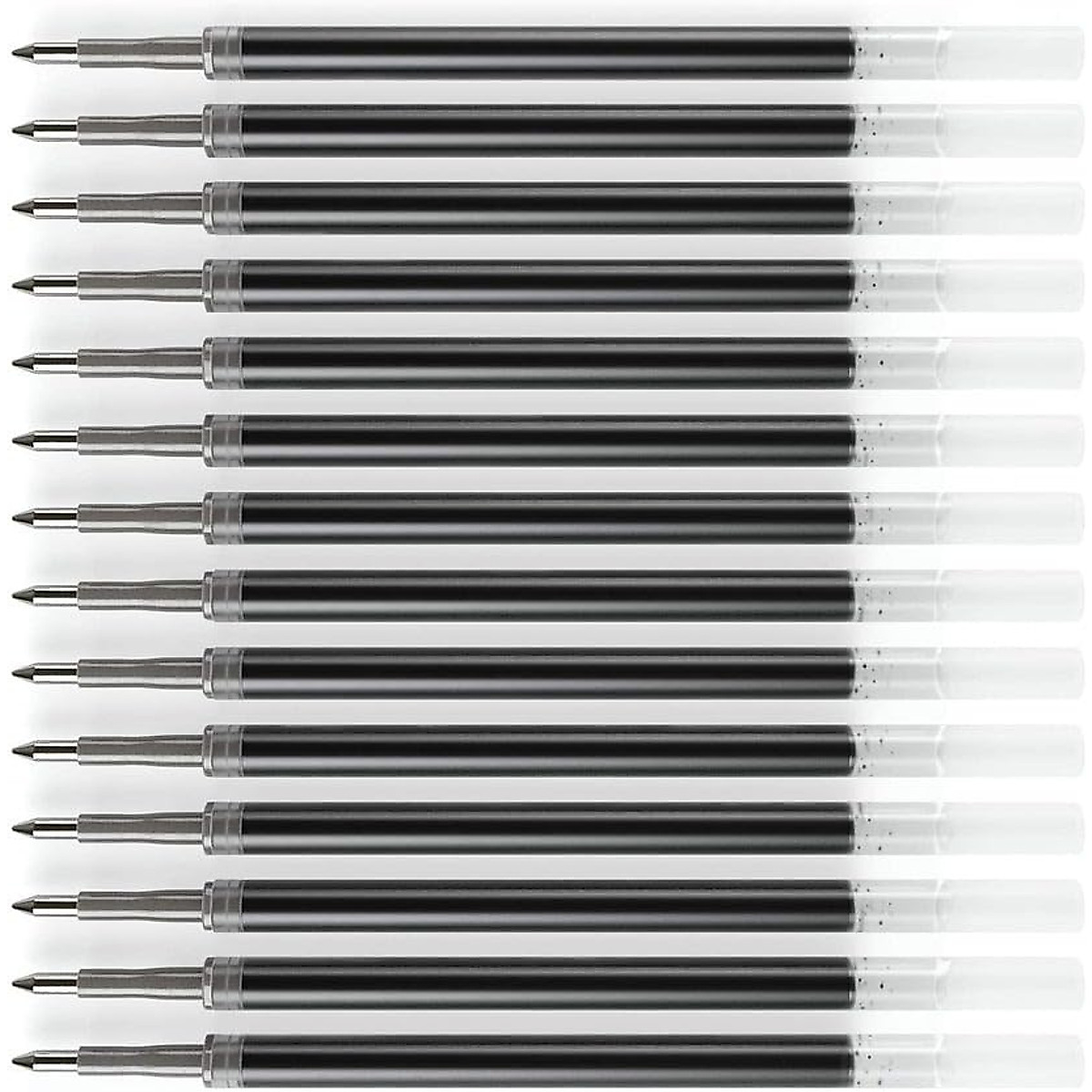 Arteza Gel Pen Refills, Pack of 50 Black Roller Ball Gel Ink Pen Refills, Quick-Drying, Nontoxic, Fine Point for Writing, Taking Notes & Sketching, Office & Back to School Supplies