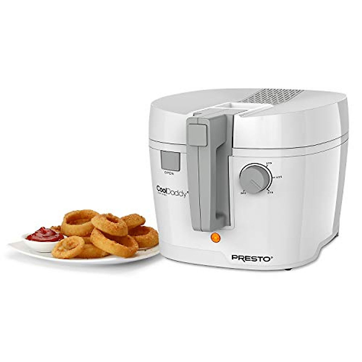 Presto 05443 CoolDaddy Cool-touch Deep Fryer - White