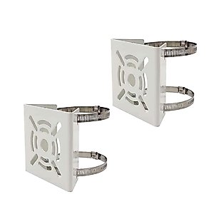 Ares Vision Universal CCTV Camera Metal Pole Mount Junction Bracket (2 Pack) - Durable Camera Pole Mount, Reliable CCTV Pole Mount, Sturdy Pole Mount for CCTV Cameras, Easy Installation
