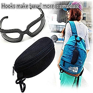 shenghang Onion Goggles Tear Free Saftey Glasses for Kitchen。Anti-tear, Dustproof, Anti-fog, Windproof。 (black)