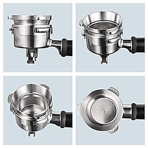 Hands-Free Dosing Funnel, MATOW 54mm Dosing Funnel with Grinder Trigger Fits Breville 54mm Portafilters