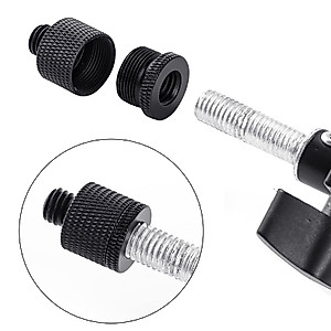 8 Pieces Mic Stand Adapter 5/8 Female to 3/8 Male and 3/8 Female to 5/8 Mic Thread Adapter Set Male Screw Adapter Thread for Camera Monitor Tripod Thread for Adapter Microphone