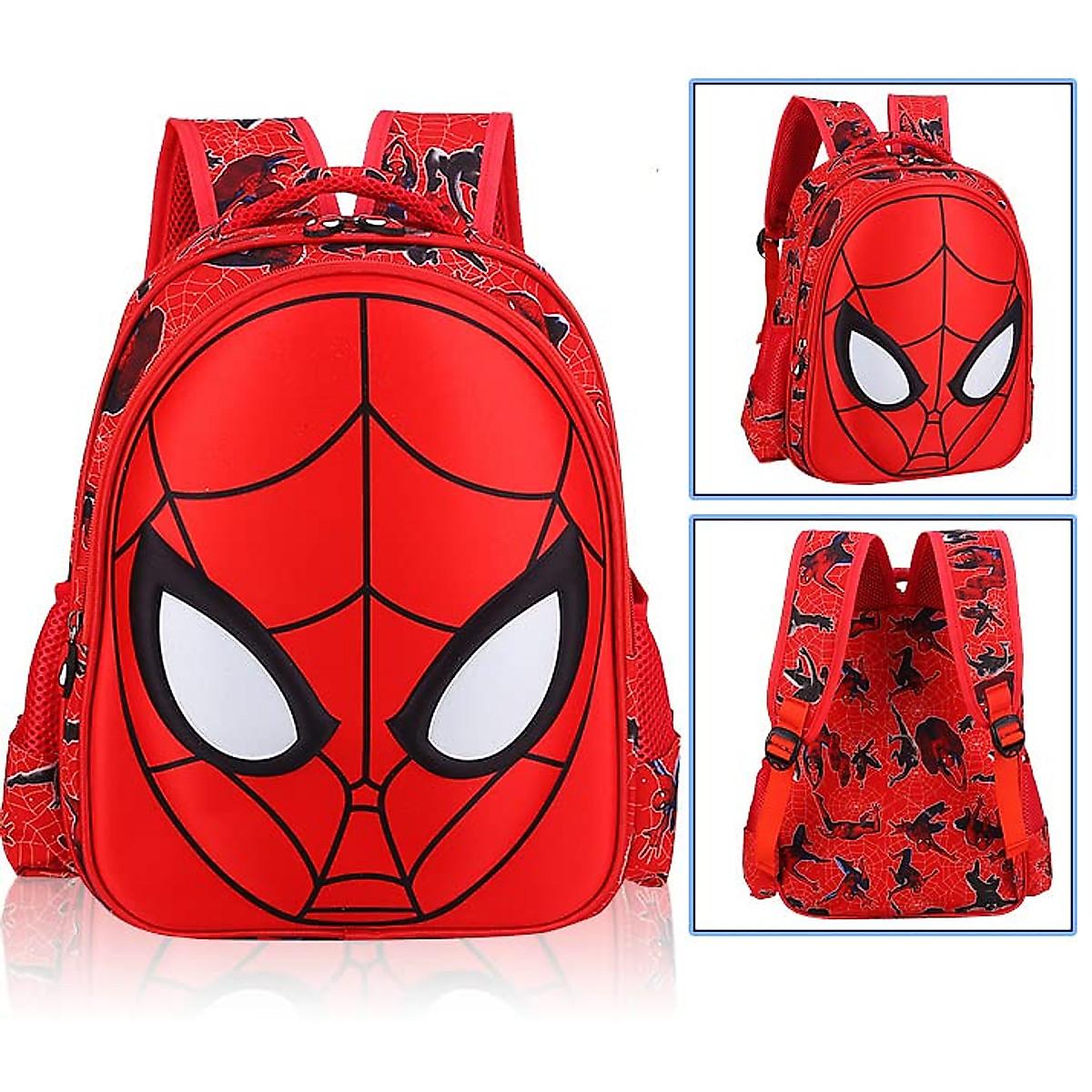 ZDKESGD School Backpack for teen boys girls 3D Comic Schoolbag Anime Cartoon Waterproof Bookbag