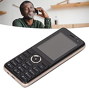 Unlocked Cell Phone for Seniors, 2.4inch 3G Loud Volume Large Button Cellphone, Dual SIM, 2000mah Large Capacity Battery, Support WiFi, Flashlight, Front and Rear Camera