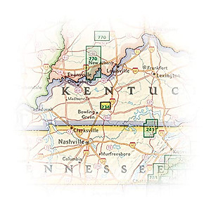 Mammoth Cave National Park Map (National Geographic Trails Illustrated Map, 234)
