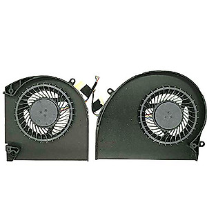 QUETTERLEE Replacement New CPU and GPU Cooling Fan for Dell Alienware 17 R4 R5 Series MG75090V1-C060-S9A MG75090V1-C070-S9A P31E ALW17C 0K2PKV 04RFW1 Fan