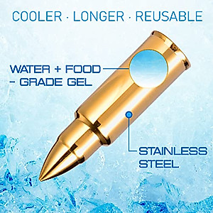 Eligara Whiskey Stones Set - Wooden Crate (6 pcs), Stainless Steel Ice Cubes Cooling Whisky Rocks - Scotch Gifts for Him Dad Boyfriend Husband