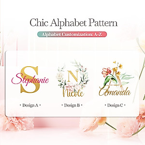 Caramel Sweet Life Jewelry Box | Personalized Jewelry Organizer | Mom Gifts | Small Travel Jewelry Case with Initial Design