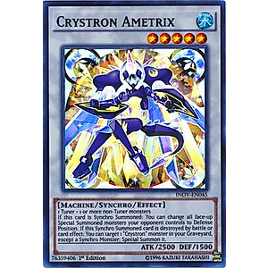 Yu-Gi-Oh! - Crystron Ametrix (INOV-EN045) - Invasion: Vengeance - 1st Edition - Super Rare