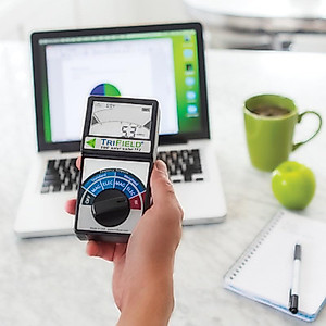 TriField EMF Meter Model TF2 – Detect All 3 Types of Electromagnetic Radiation in 1 Handheld Device: Radio (RF), Magnetic (MF) and Electric Fields - 5G, Cell Towers, WiFi, Bluetooth, and Smart Meters