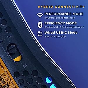 GLORIOUS Model O V2 Superlight Wireless Mouse Bluetooth (Black), Lag-Free 2.4Ghz, FPS Mouse, 210h Battery Life, 26,000 DPI, 26K Sensor, 5 Programmable Buttons, Gaming Accessories for PC, Laptop, Mac