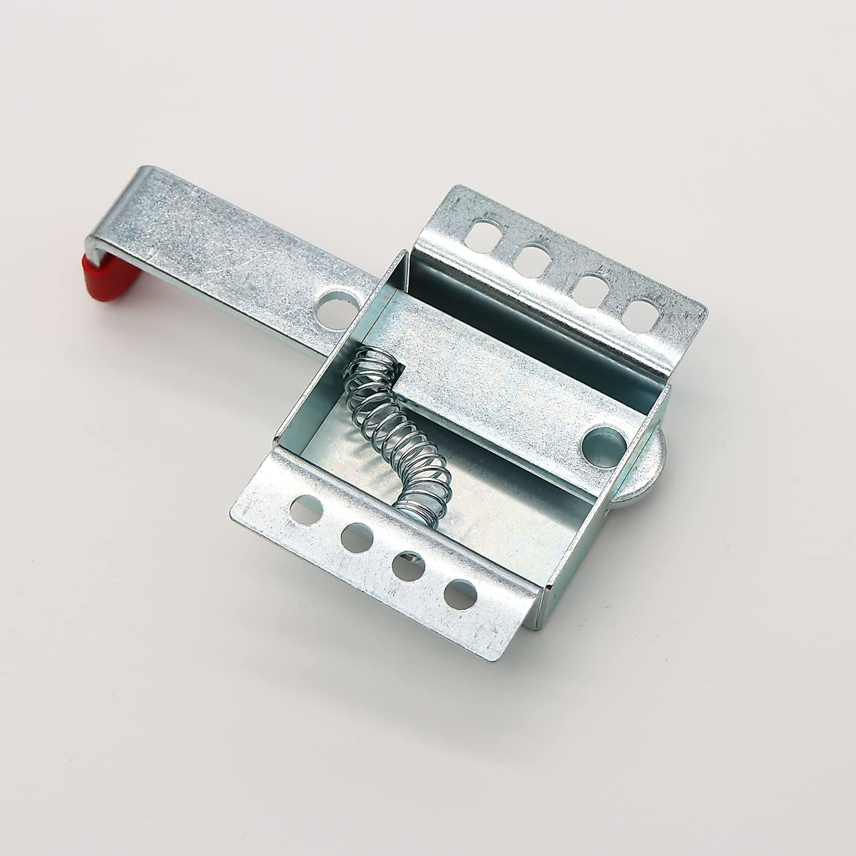 2 Pieces Heavy Duty Inside Deadlock, Galvanized Steel Garage Door Slide Lock for Most Garage Doors, Locking Sliding Latch for Manual Open