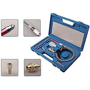 Pneumatic Air Micro Die Grinder Sets,3mm Chuck Pencil Type Polishing Engraving Grinding Pneumatic Tools 58000RPM