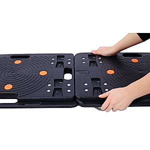 2Pcs Moving Dolly, Heavy Duty Furniture Rolling Mover, Interlocking Moving Dolly with 4 Wheels for Couch Boxes Heavy Items, 23.6 x 15.7 inch 330 Lbs Capacity Each Count