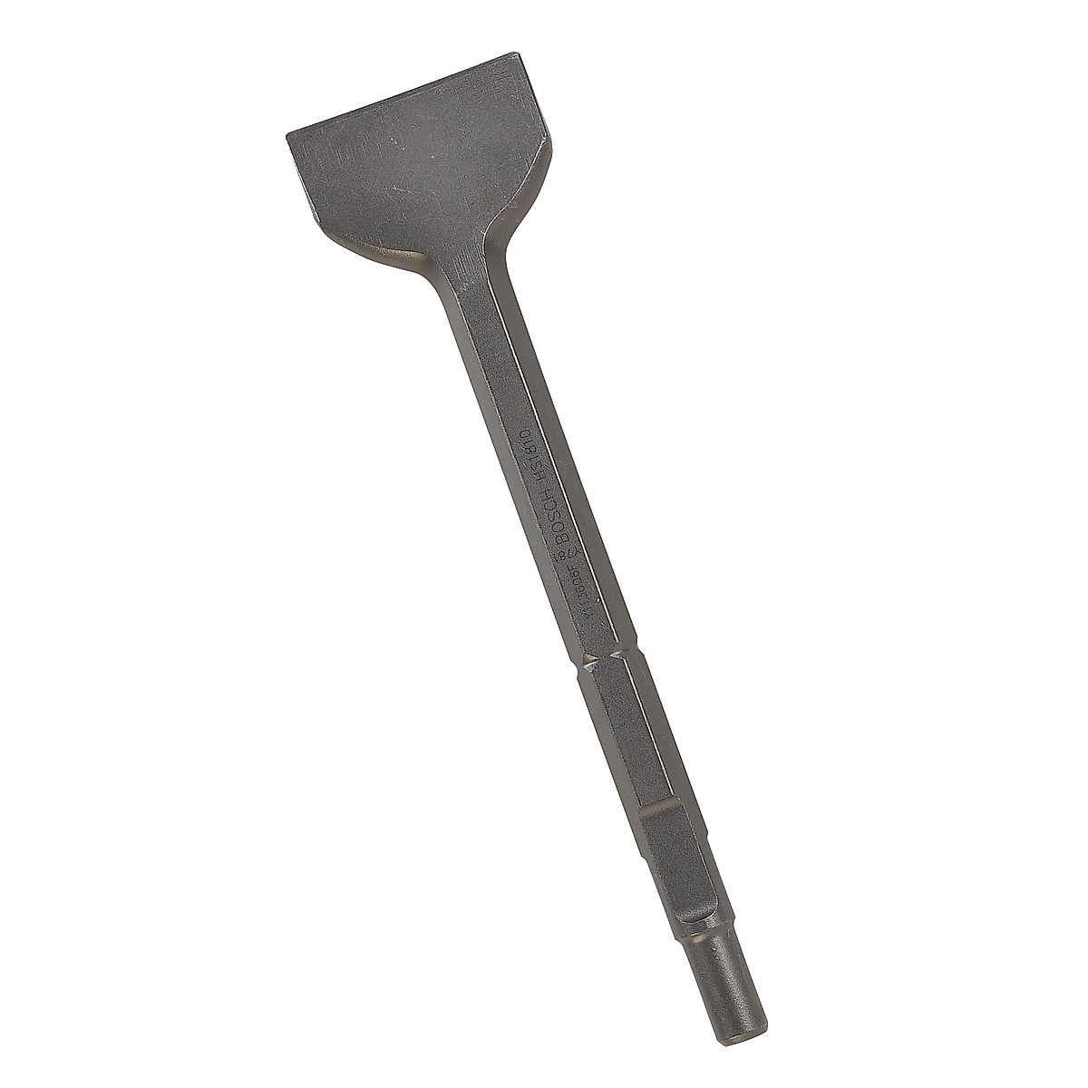 BOSCH HS1817B10 2 In. x 12 In. Scaling Chisel Tool Round Hex/Spline Hammer Steel, 1-Piece