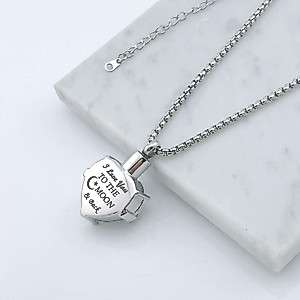 YOUFENG Birthstones Heart Cremation Pendant Urn Necklaces for Ashes Urns for Human Ashes Memorial Locket Keepsake Ashes Jewelry with Fill Kit