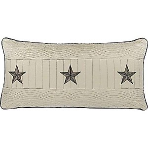 Donna Sharp Throw Pillow - Texas Pride Lodge Decorative Throw Pillow with Star Design - Rectangular