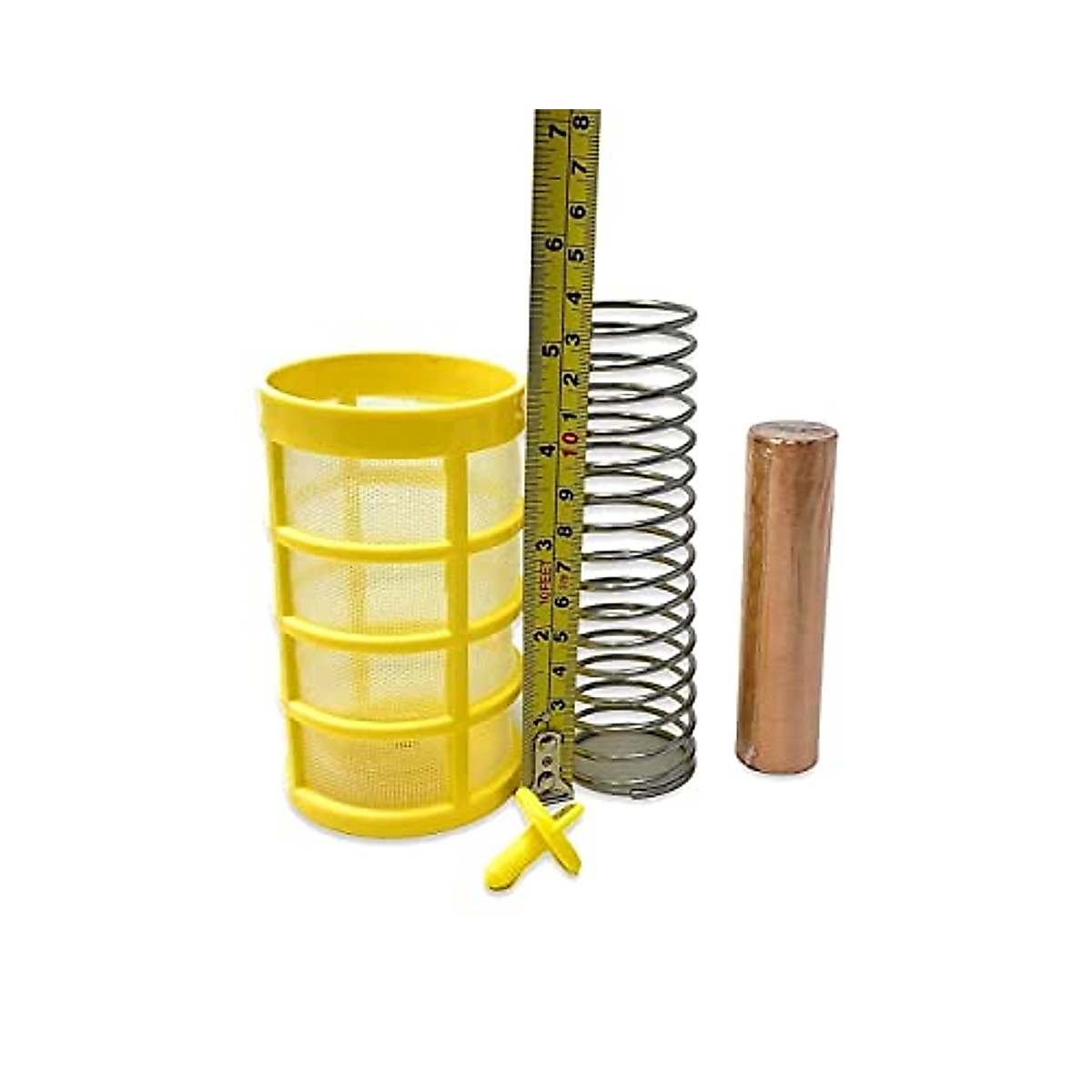 Solar Pool Ionizer Replacement Kit for Pools Above 45,000 Gallons Includes Copper Anode, Basket Screen, Spring and Screw - DiscoverMyStore