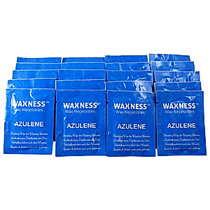Waxness Wax Necessities at Home Azulene After Waxing Finishing Wipes 20 Pack