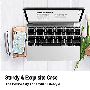 PNATEE Case for iPhone XR, Light Yellow Flower Floral Design for Women Girl Full Body Slim Soft Protective Case TPU Cover for iPhone XR (6.1 inch)