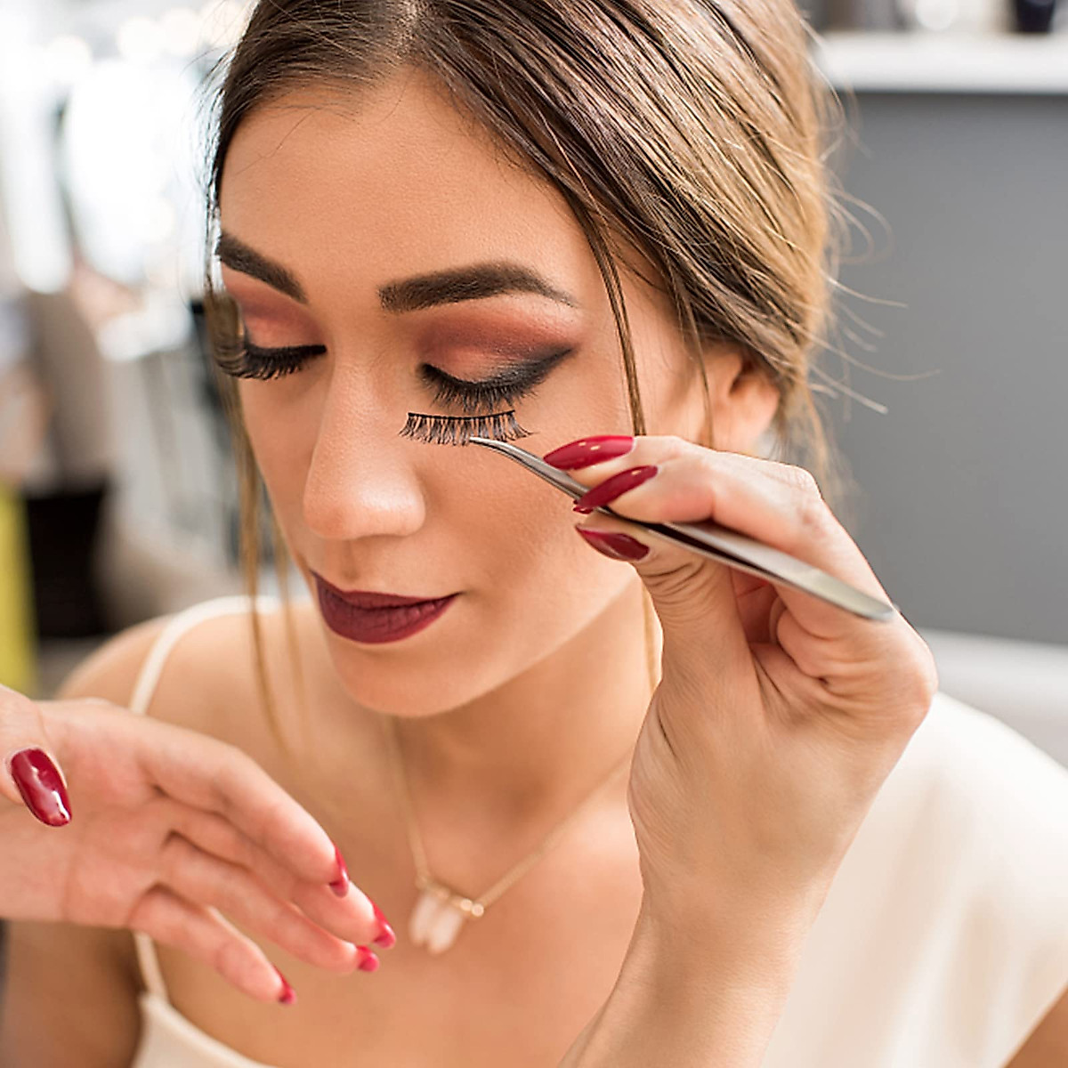 MAEXUS Self Adhesive Lash Strips for Fake Eyelashes, Black Eyelash Glue Strip, Essential for Wearing Fake Eyelashes, No Eyelash Glue, for Fake Eyelash Strip, 1 Meter