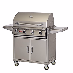 BULL 26002 NG Outlaw Natural-Gas-Grills, White