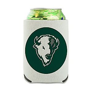 Williston State College Primary Logo Can Cooler - Drink Sleeve Hugger Collapsible Insulator - Beverage Insulated Holder