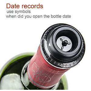 wine stoppers vacuum Accessory Hose Compatible with FoodSaver(6 wine corks + 1 hose)