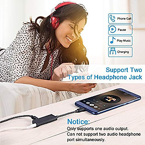 ARKTEK USB-C to 3.5mm Headphone Jack Adapter 3-in-1 USB Type C to Audio Aux Cable Headphone Jack Hi-Res PD Fast Charge Adapter, for iOS Pad Pro 2018 OnePlus 7 Pro Pixel 4 Galaxy S20 Note 10 and More