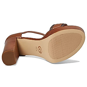 Michael Kors Rory Platform Sandal Luggage 9 M